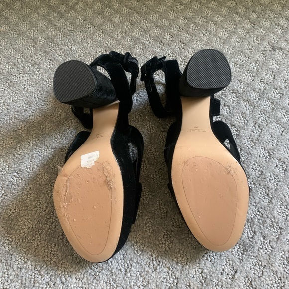 Miu Miu | Shoes | Miu Miu Velvet Platform Heel Sandals | Poshmark